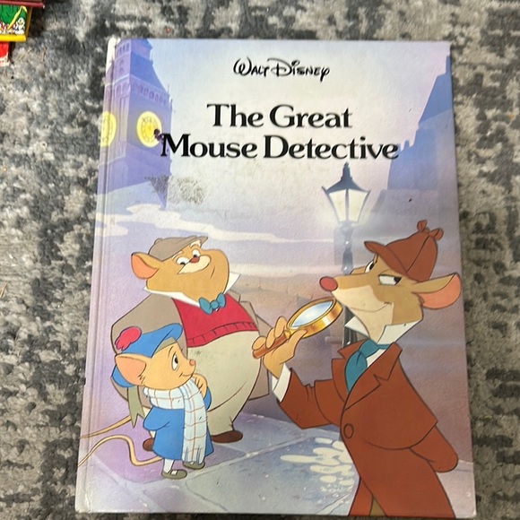 Disney | Toys | Walt Disney The Great Mouse Detective Book | Poshmark